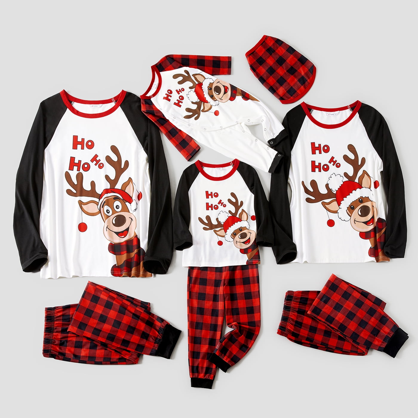 PatPat Christmas Pajamas Family Christmas Pajamas for Women Men Kids ...