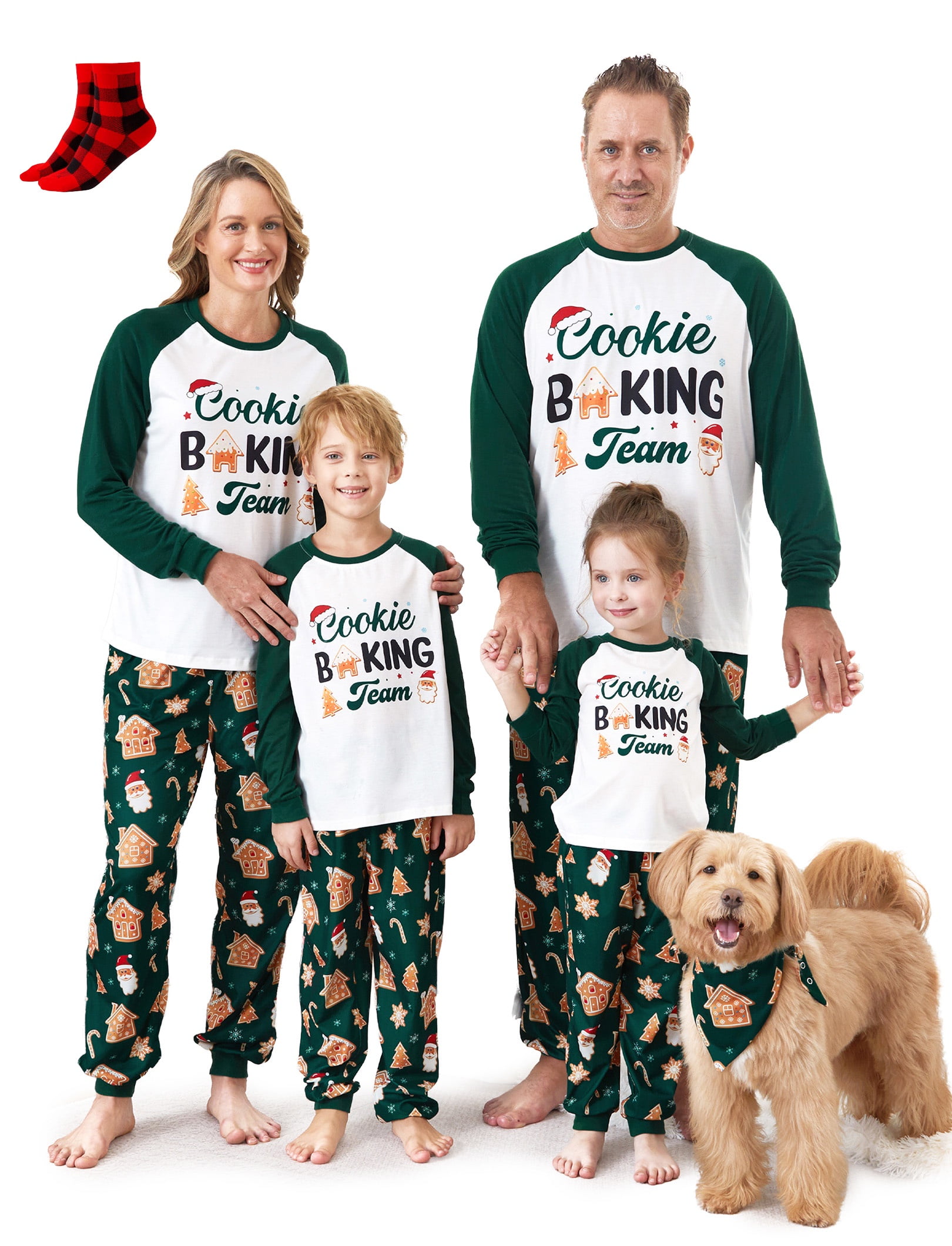 PatPat Christmas Pajamas Family Matching 2 Piece Holiday Couple Pjs ...