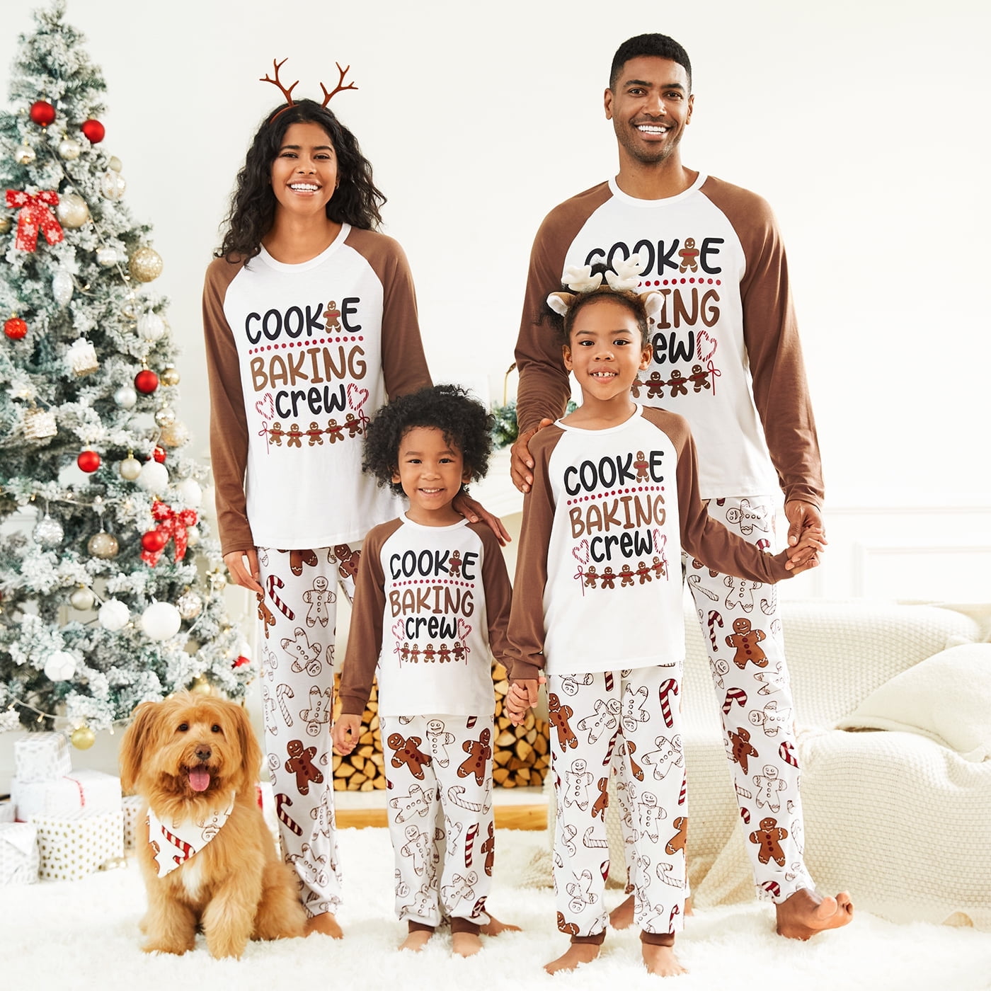 PatPat Christmas Pajamas Family Matching Pajamas Sets with Cute ...