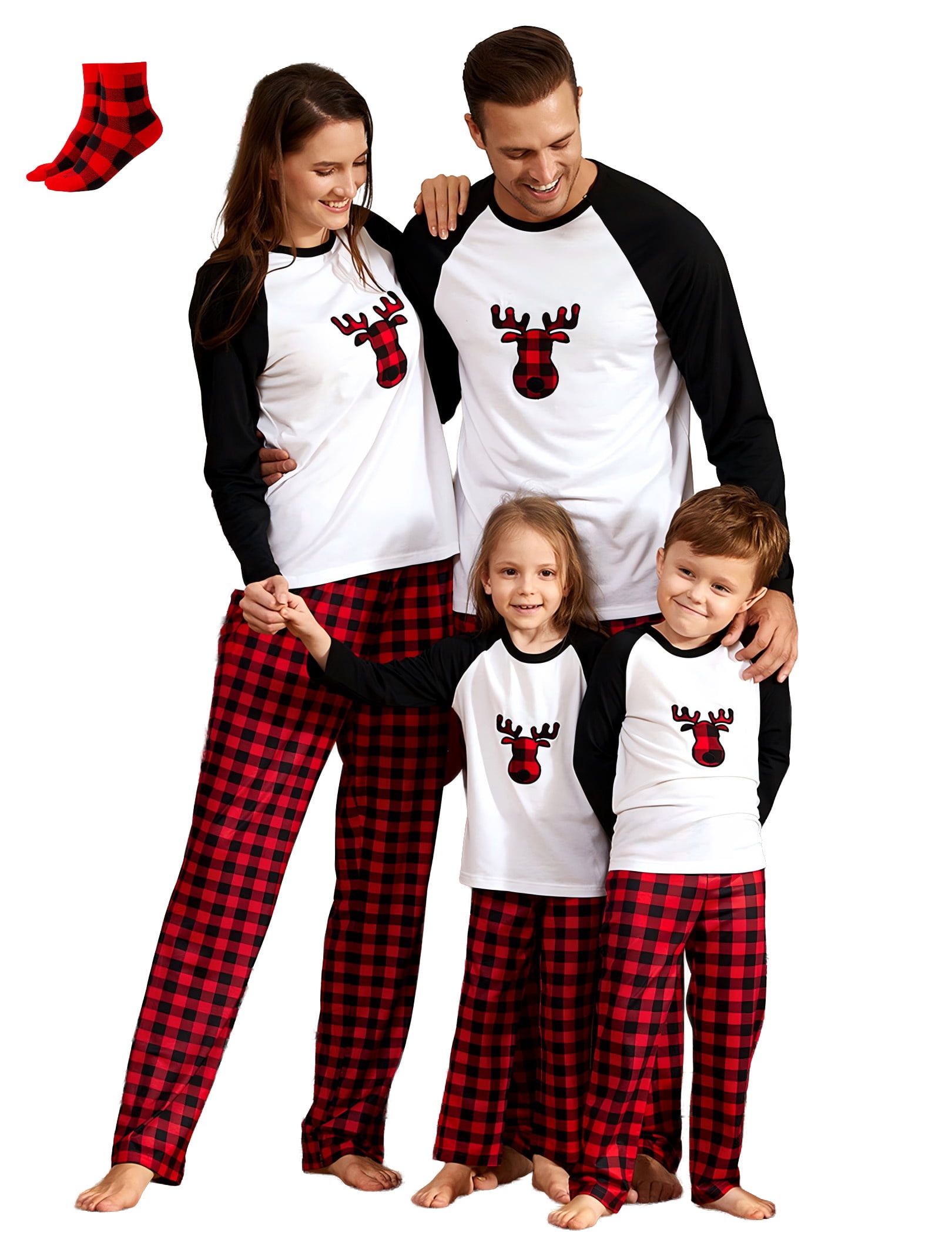 PatPat Christmas Pajamas Family Matching 2 Piece Pjs Sets for Kids ...