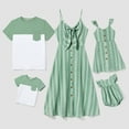 PatPat Family Matching Outfit Sets Light bean green Toddler Girl 3-4T ...