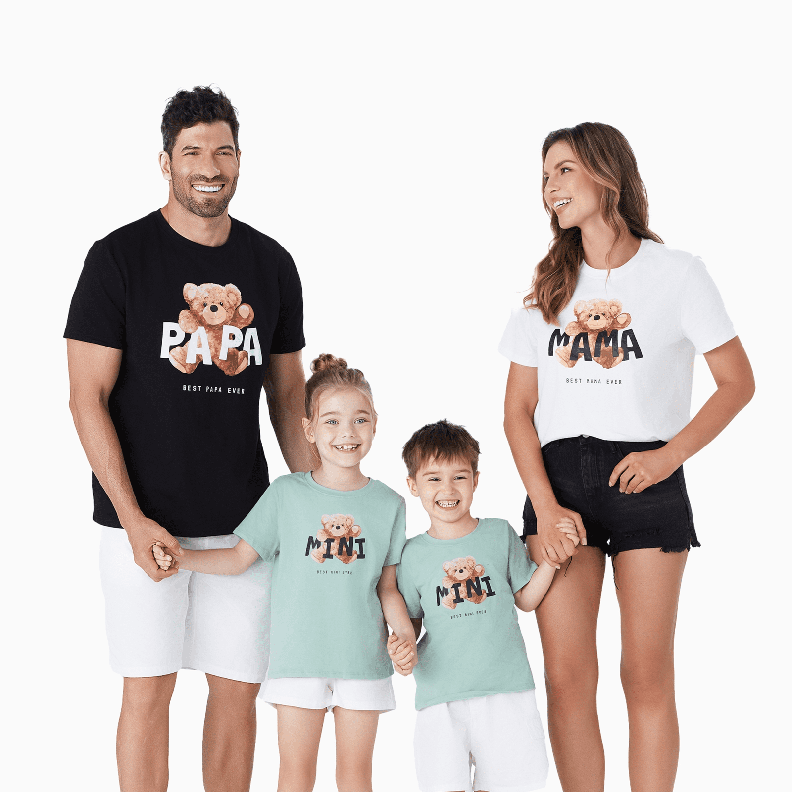 PatPat Baby Bodysuit Black Short Sleeve Matching Romper Newborn Gift - Walmart.com