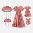 PatPat Family Matching Outfits Mommy and Me Polo Shirts Girl Dresses ...