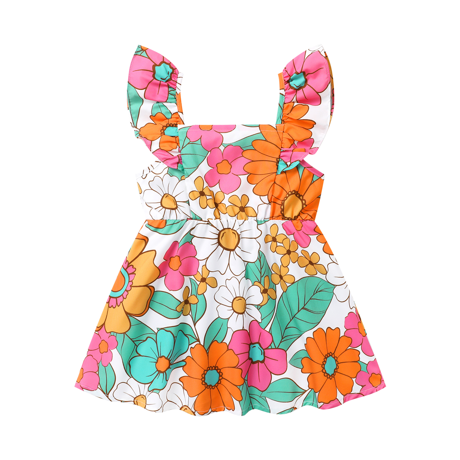 PatPat Kids Clothes Toddler Dresses Girls 3-4T Toddler Girl Sweet ...