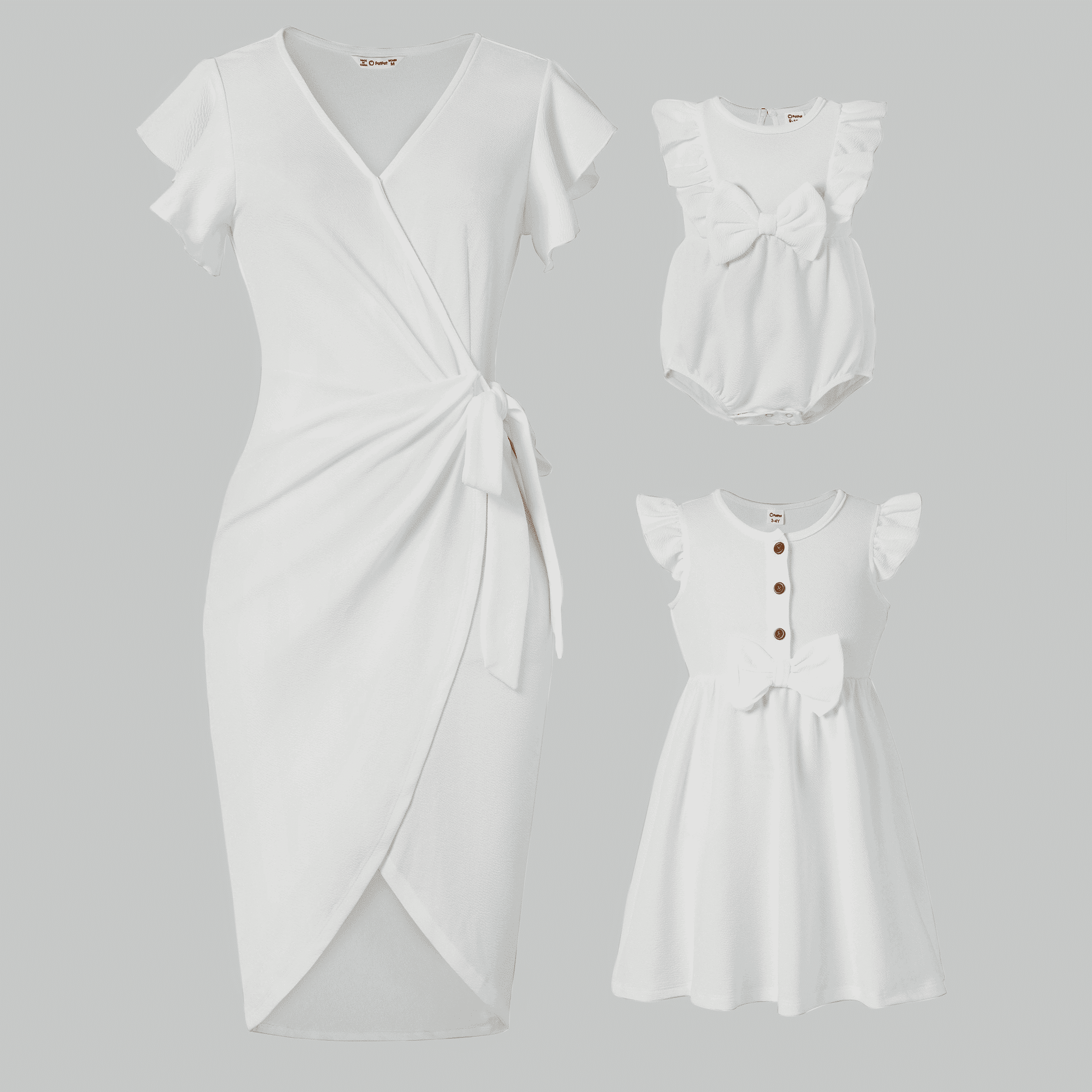 PatPat Mommy and Me Dresses Family Matching Outfits Mother's Day Prom ...