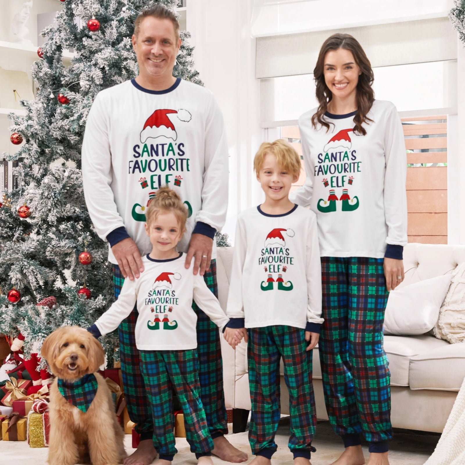 PatPat Christmas Pajamas Family Matching Pajamas for Kids Boys Girls ...
