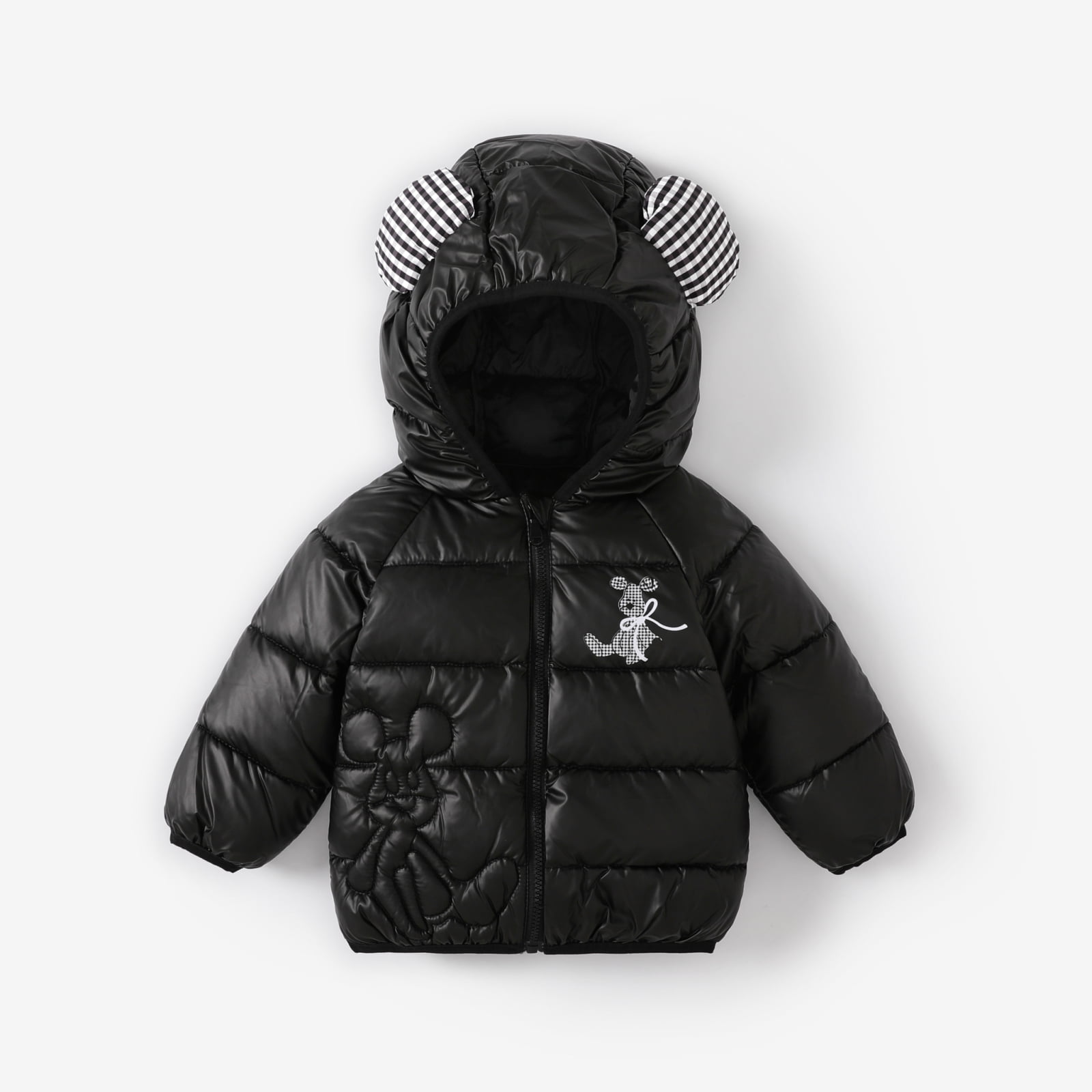 PatPat Toddler/Kid Girl/Boy Childlike Animal Pattern Hooded Padding ...