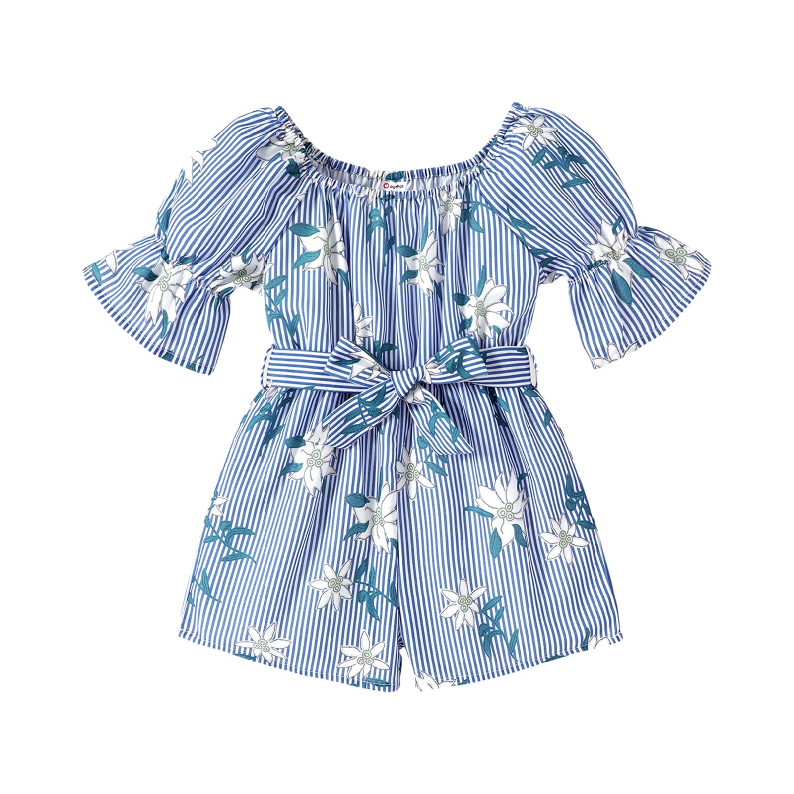 PatPat Toddler Girls' Jumpsuits & Rompers Kids Clothes Floral Print ...