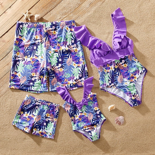 PatPat Women One Piece Swimsuits Tummy Control High Waist V Neck ...