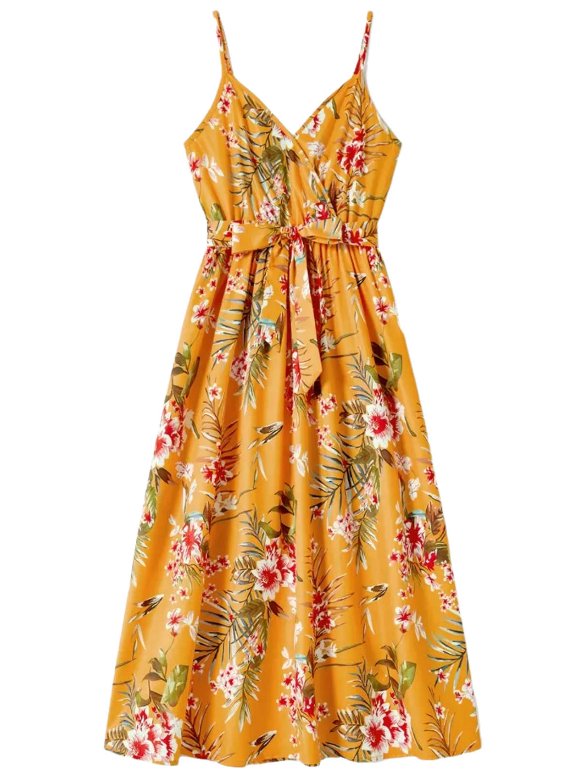 PatPat Women Summer Dresses Family Matching Outfits Allover Floral ...
