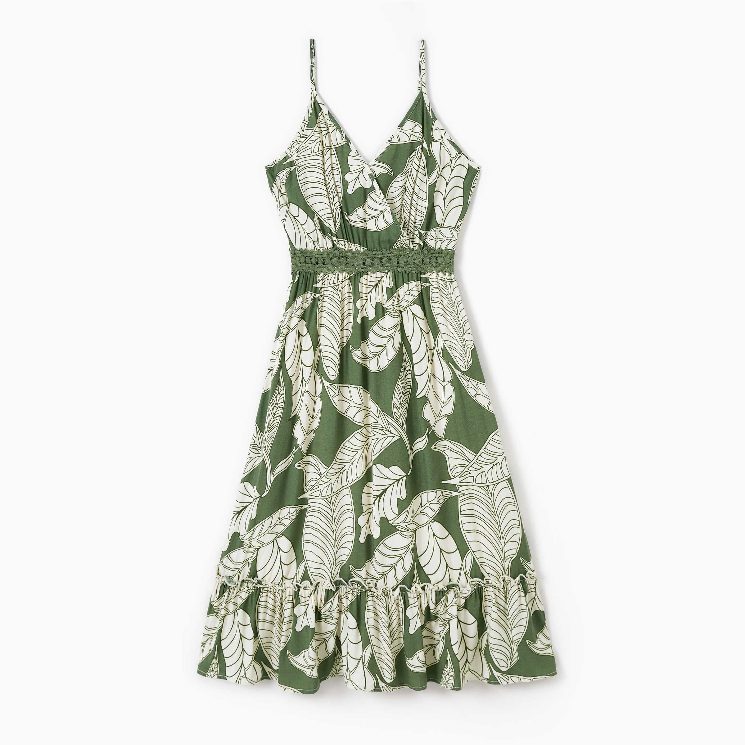 PatPat Summer Dress for Women Green Bolo Floral Dress for Beach ...