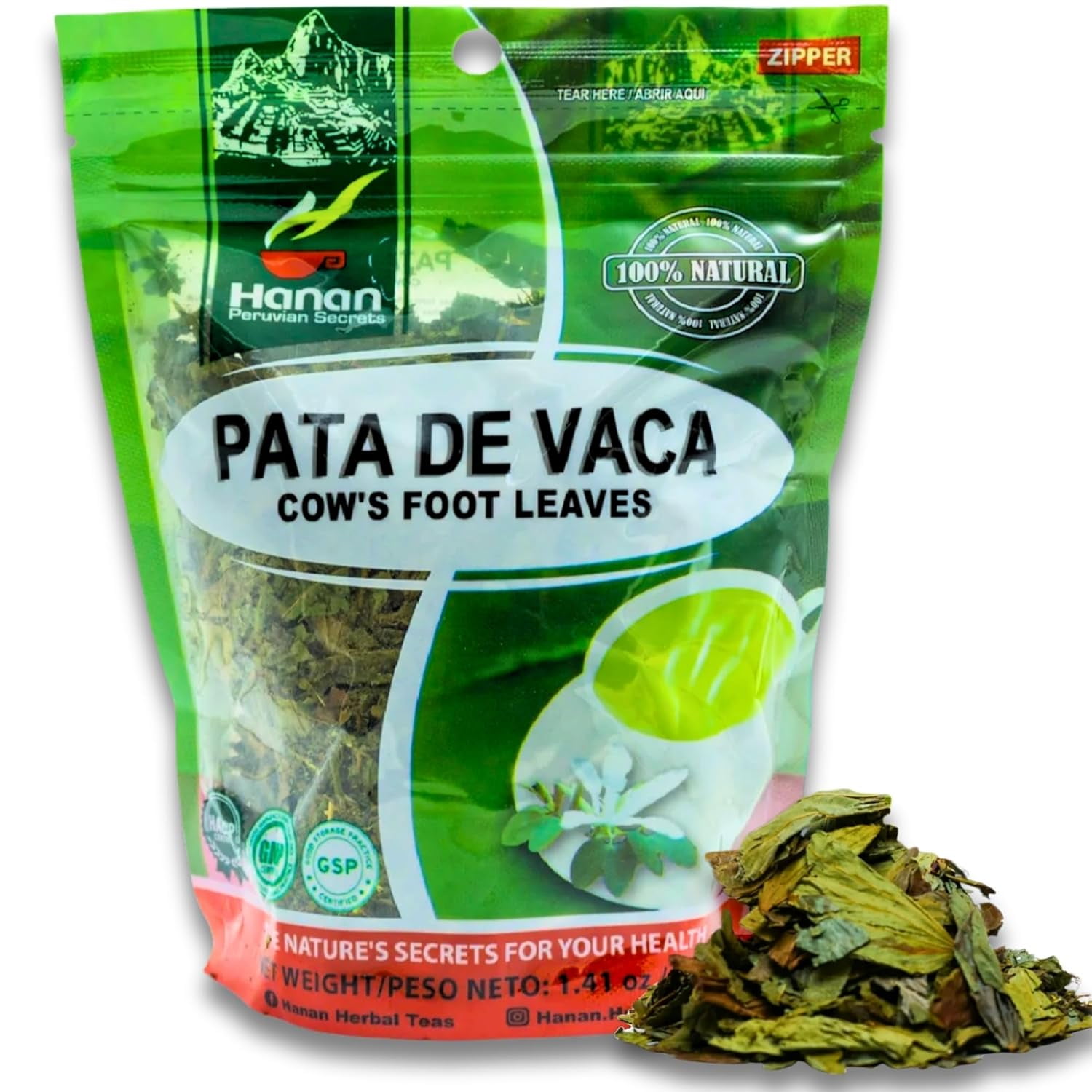 Pata de Vaca Tea Loose Leaf 40g or 1.4oz Cow’s Foot Leaves Herbal Tea ...