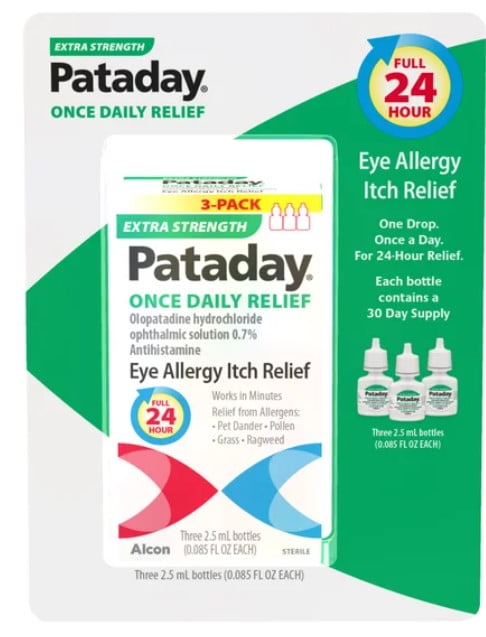 Pataday Extra Strength Once Daily Antihistamine Eye Drops, 7.5 ml ...