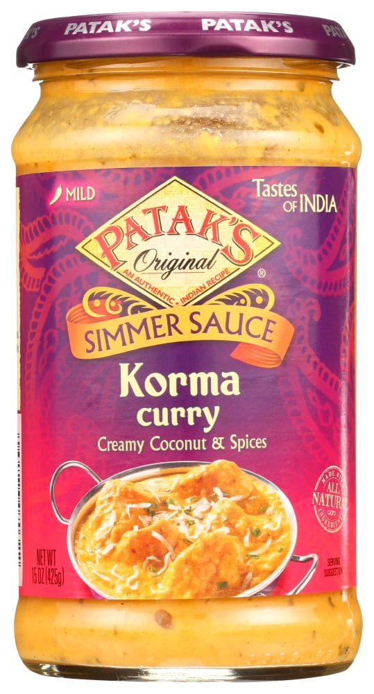 Patak's Korma Simmer Sauce, 15 oz - Walmart.com
