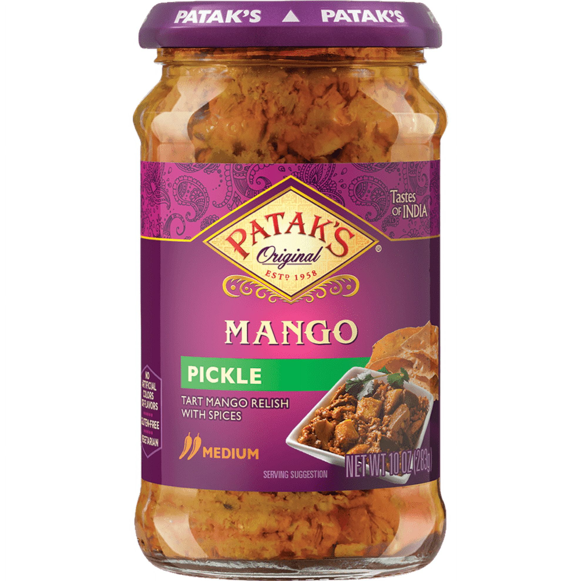 Patak's Mango Pickle Medium - 10 Oz (283 Gm) - Walmart.com
