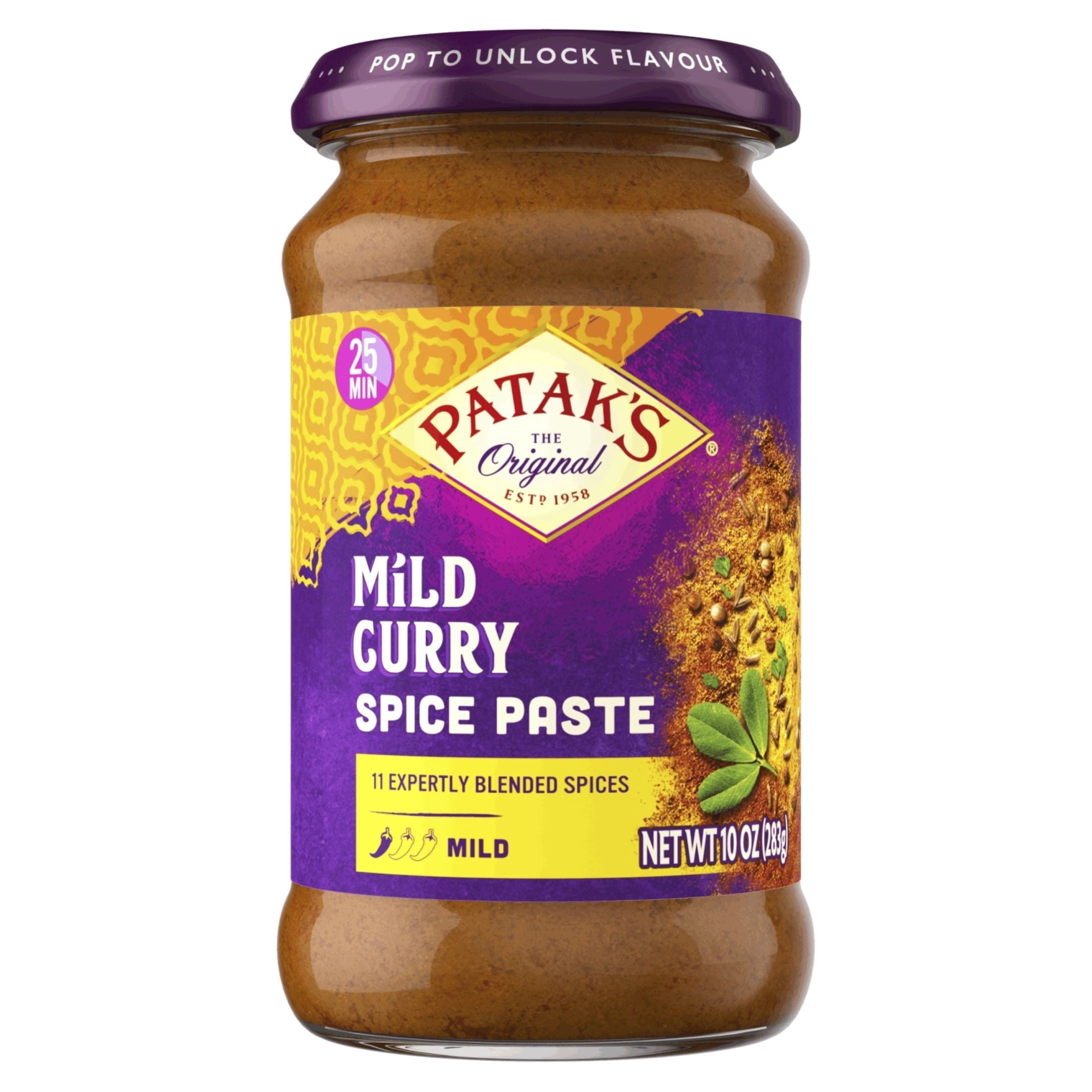 Patak's Indian Original Mild Curry Spice Paste, 10 oz - Walmart.com