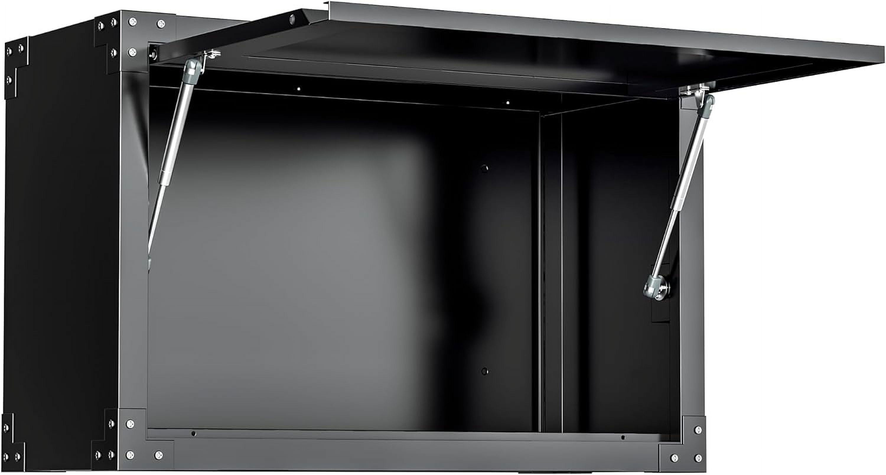 Pataku Garage Wall Cabinet with Up-Flip Doors, 31“W Hanging Steel Wall Storage Cabinet with ...