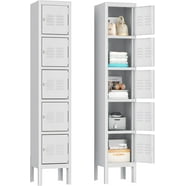 Topass Metal Storage Locker with Lockable Door, 71'' Clothing Coat ...