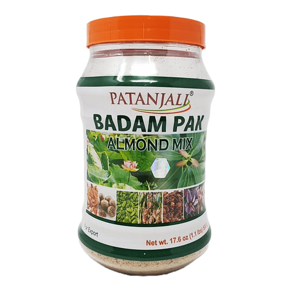 Patanjali Badam Pak (Roasted Almonds) - 17.6 Oz Resealable Pouch ...