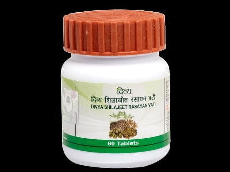 Patanjali Divya Shilajeet Rasayan Vati Bottle Of 60 Tabs - Walmart.com