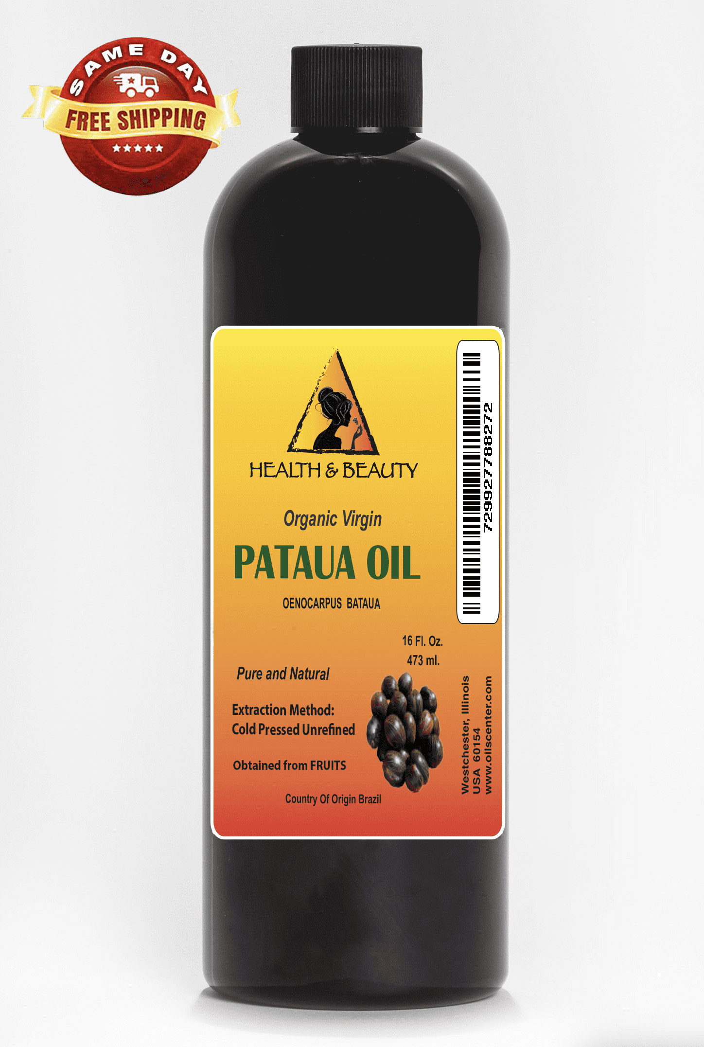 Pataua / Seje Fruit Oil Unrefined Organic Virgin Carrier Cold Pressed ...