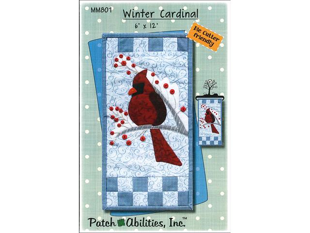 Patch Abilities Monthly Minis Winter Cardinal 6" x 12" Mini Quilt ...