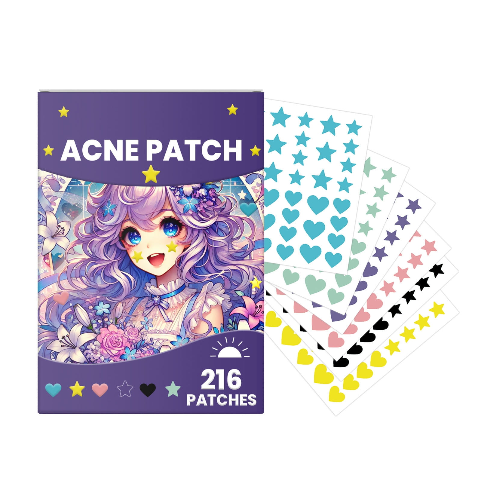 Patch Color Hide Printing Patch Pimple Patches for Face w/Hydrocolloid ...