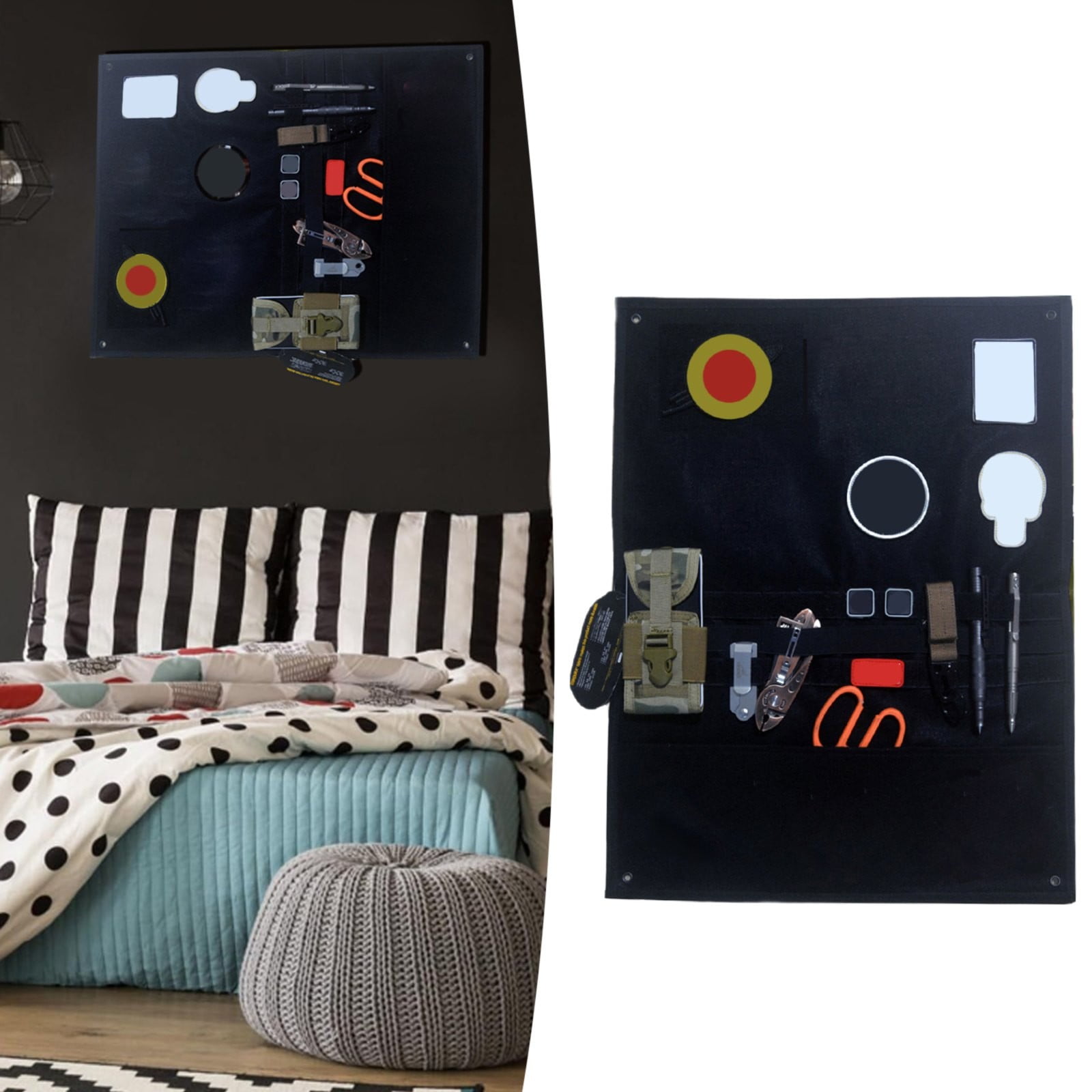 Patch Display Board Badge Fabric Wall Mounted Used To Display and ...