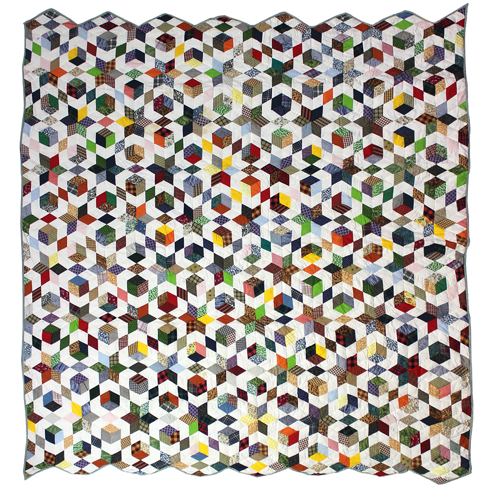 Patch Magic Quilts - Granma Memories King Quilt 105"W x 95"L - Walmart.com