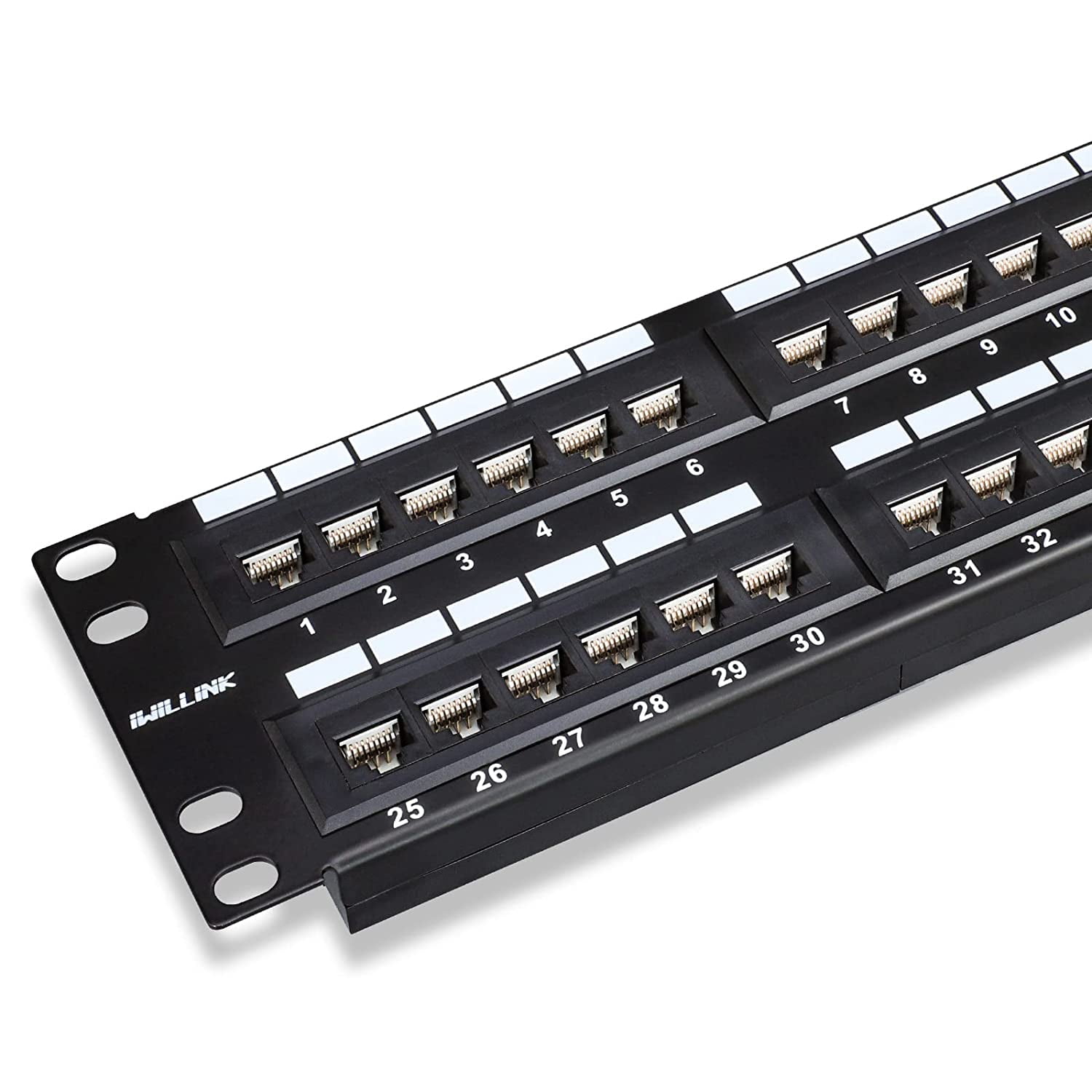 Patch Panel 48 Ports, Cat6 / Rj45 Patch Panel, 2u Network Patch Panel ...