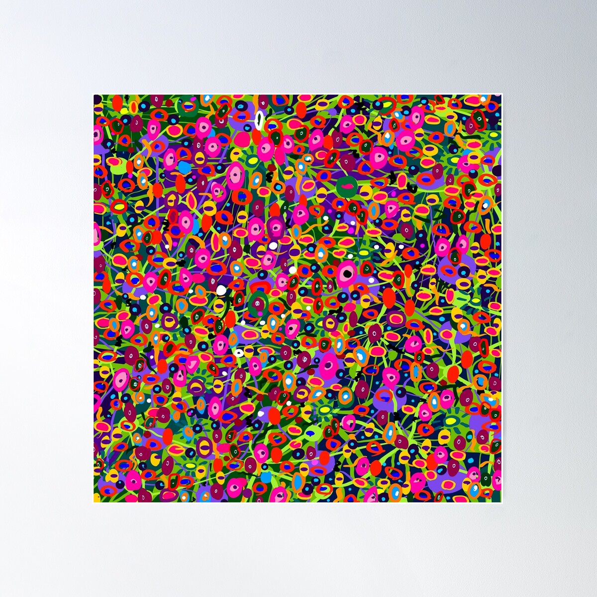 Patch Poster Wall Art, Modern Wall Decor For Living Room Bedroom, 24x24 ...
