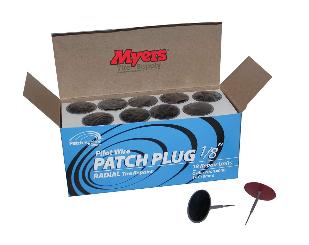 Patch Rubber Company 14040 1/8-Inch Pilot Wire Patch Plugs with 1-3/4 ...