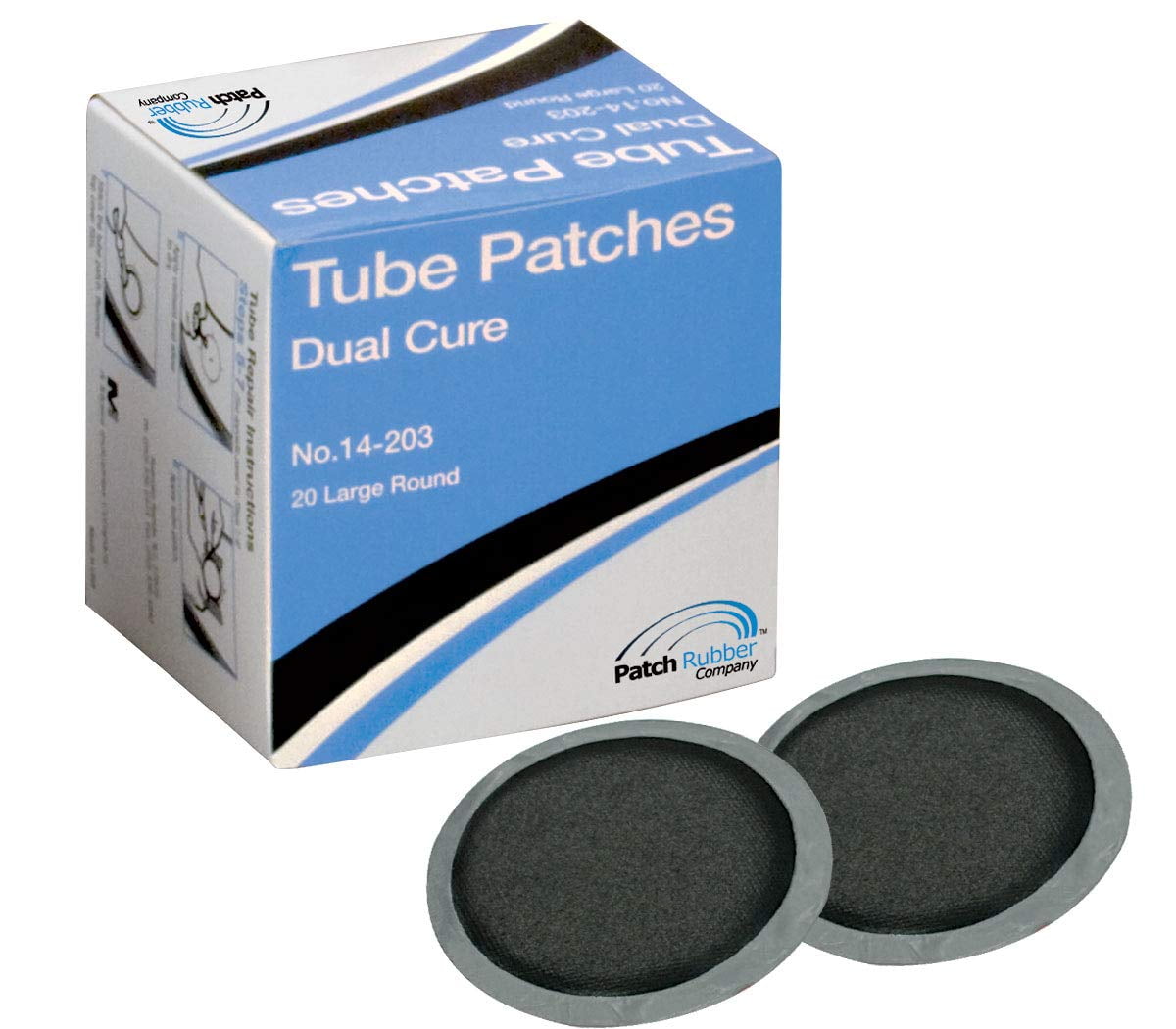 Patch Rubber Company Dual Cure Large Round Tire Repair Patch, 14203, 3 ...