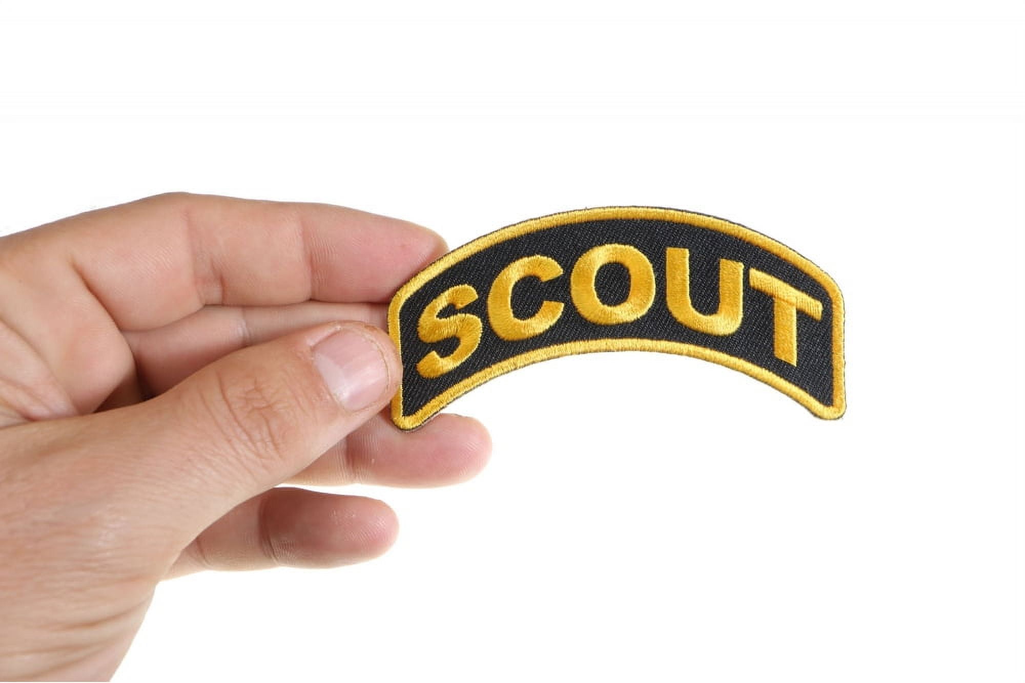 Patch, Small Embroidered Rocker (Iron-On or Sew-On), Army Scout ...