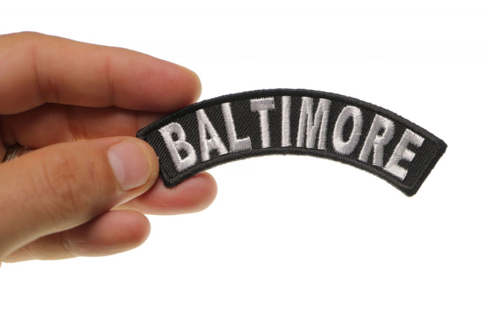 Patch, Small Embroidered Rocker (Iron-On or Sew-On), Baltimore Maryland ...