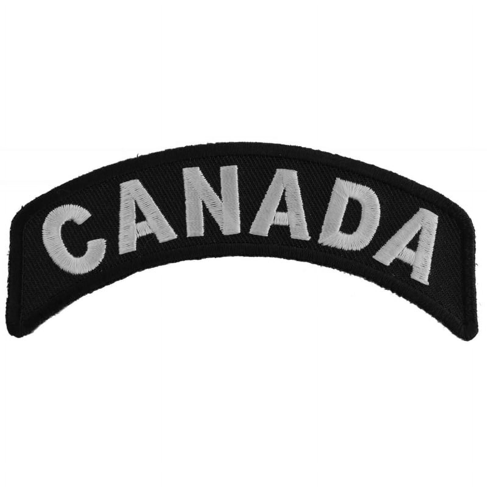 Patch, Small Embroidered Rocker (Iron-On or Sew-On), Canada Country ...