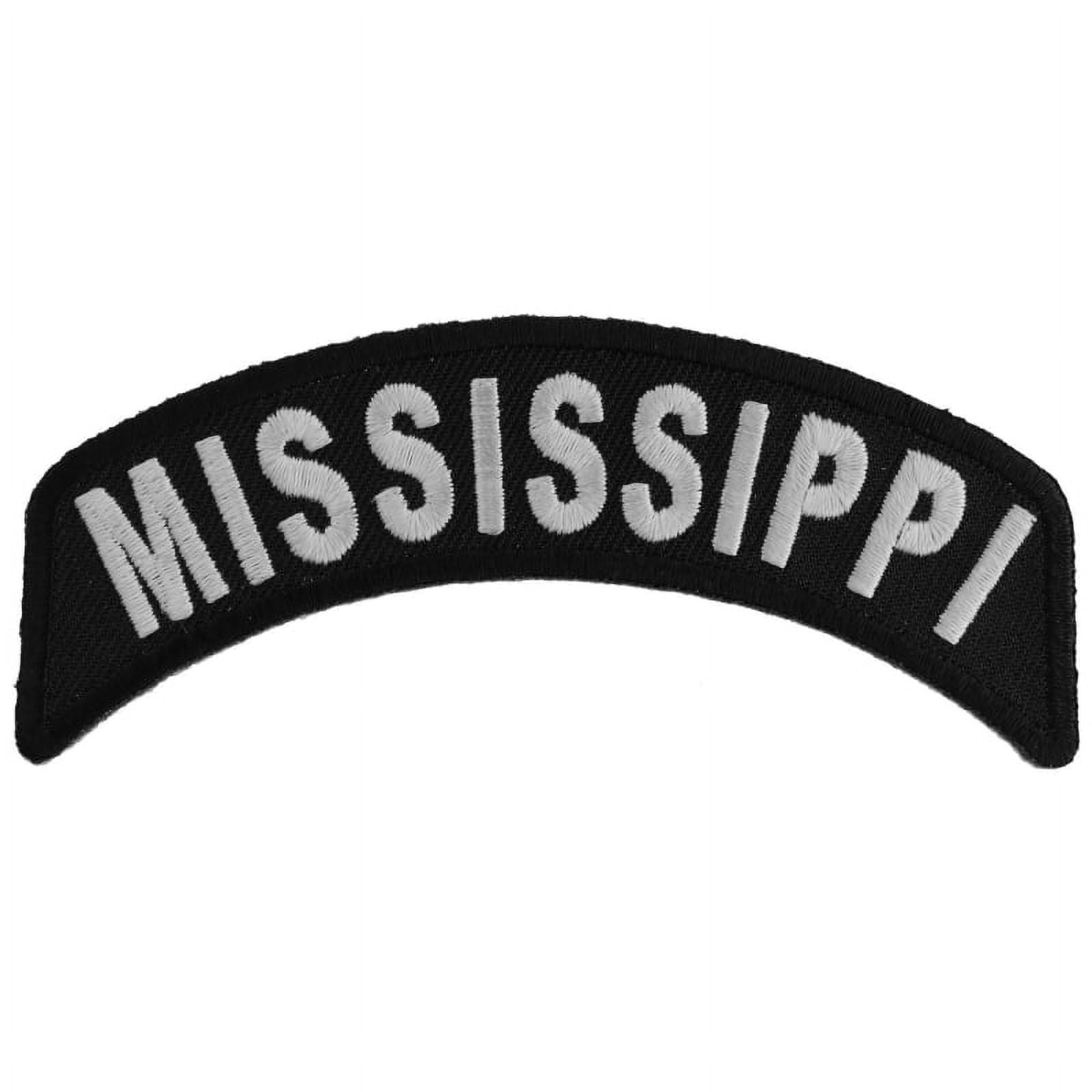 Patch, Small Embroidered Rocker (Iron-On or Sew-On), Mississippi State ...