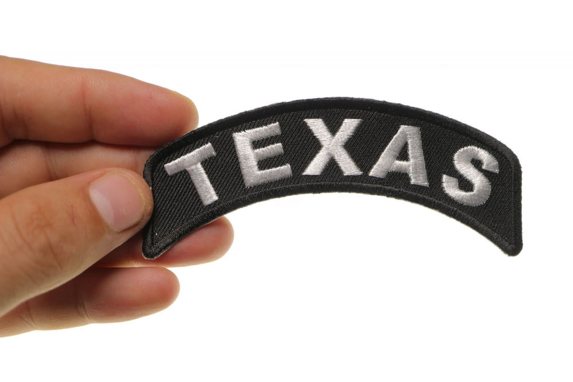 Patch, Small Embroidered Rocker (Iron-On or Sew-On), Texas State Patch ...