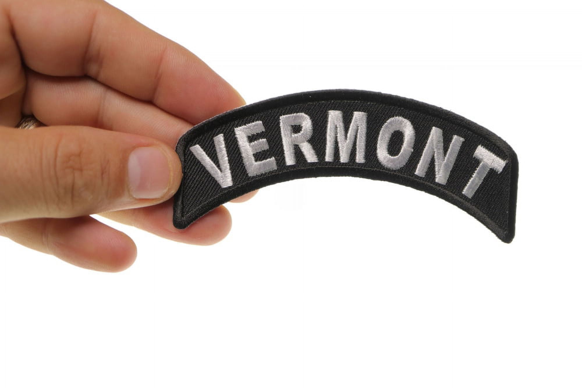 Patch, Small Embroidered Rocker (Iron-On or Sew-On), Vermont State ...