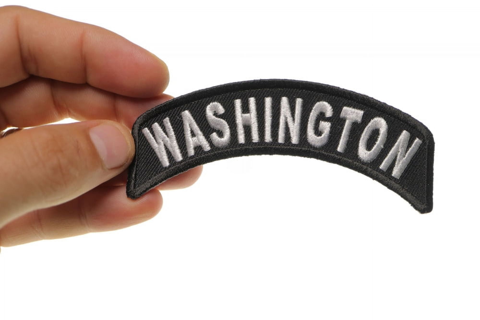 Patch, Small Embroidered Rocker (Iron-On or Sew-On), Washington State ...