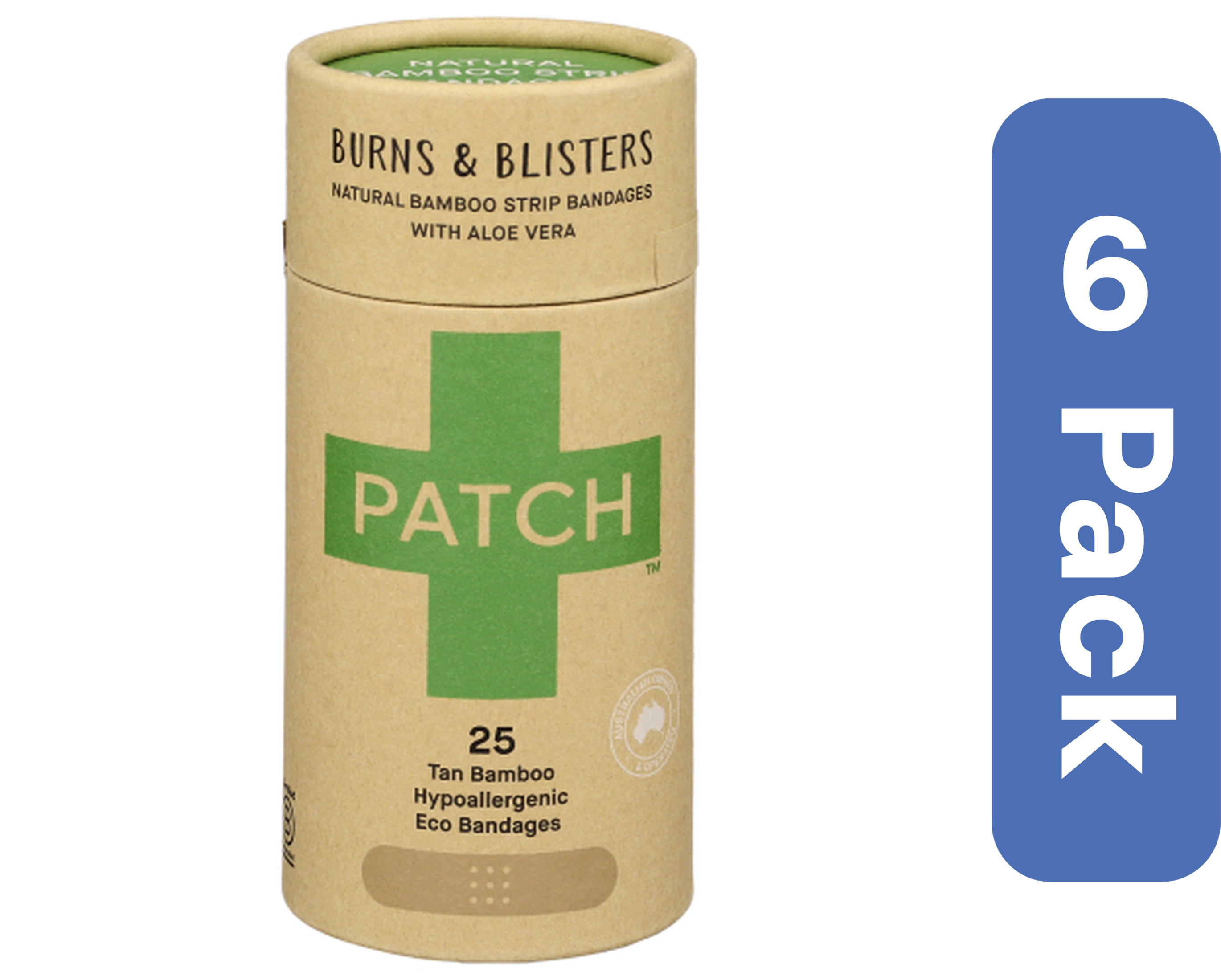 Patch Strip Adhesive Aloe Vera Tube 25 pcs (Pack of 6) - Walmart.com