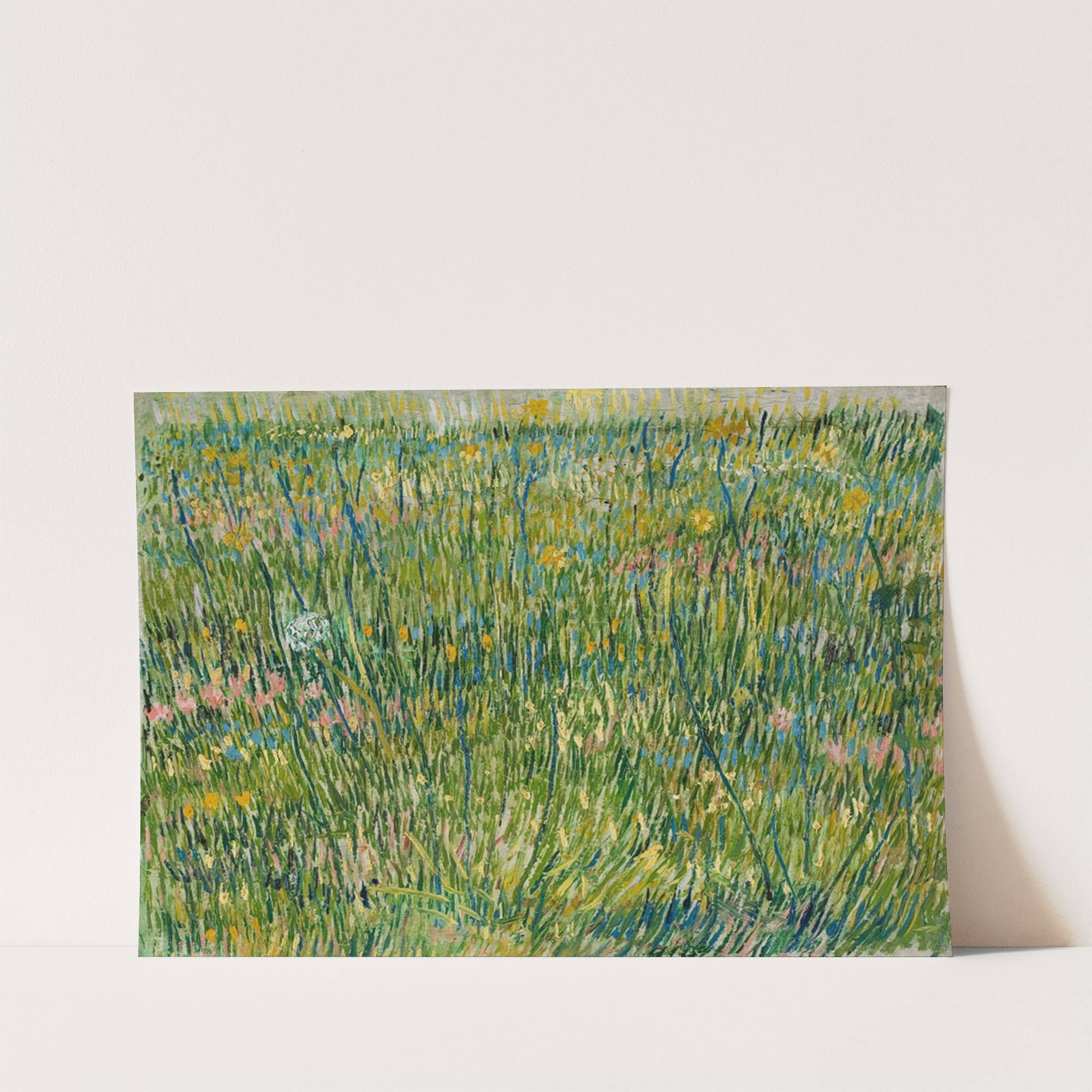 Patch of grass - Vincent Van Gogh Artwork - livingroom bedroom office dining room - 8x10 - High ...