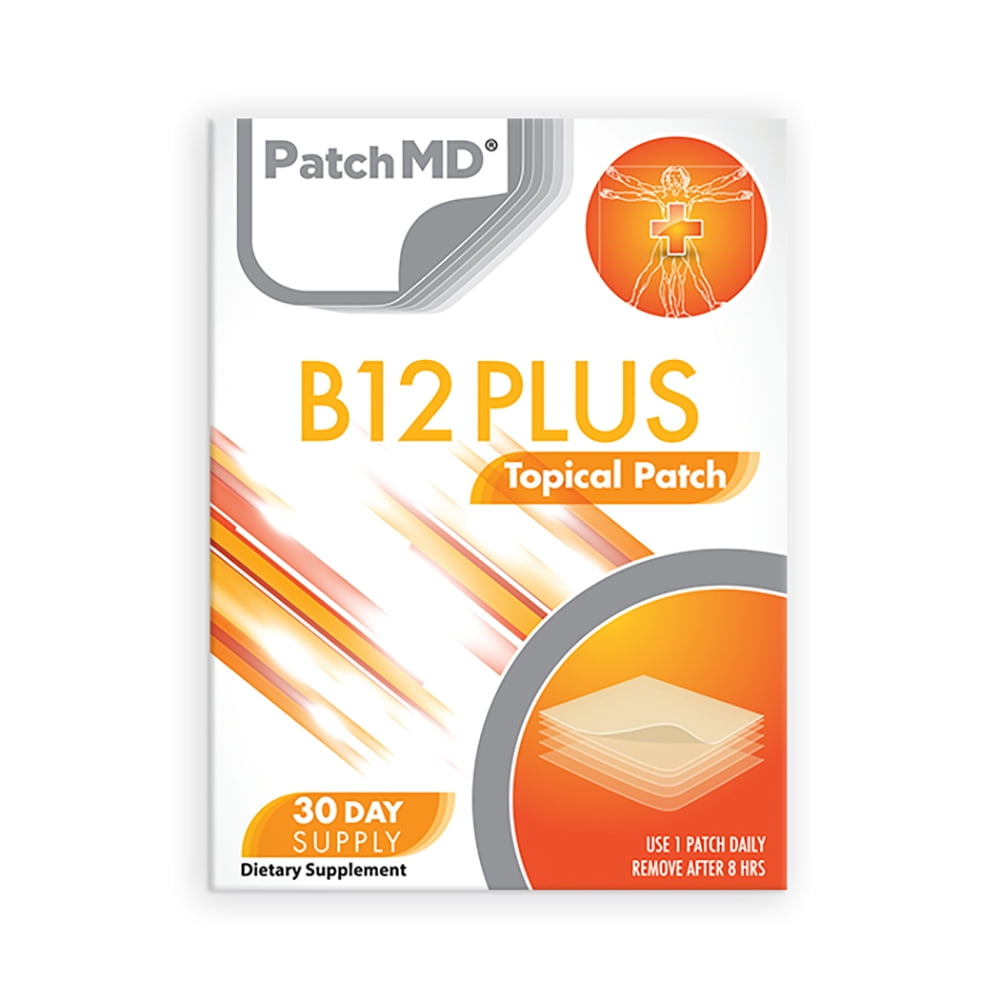 PatchMD Natural Vitamin B12 Energy & Garcinia Cambogia Plus Topical Patches - 30 Day Supply ...