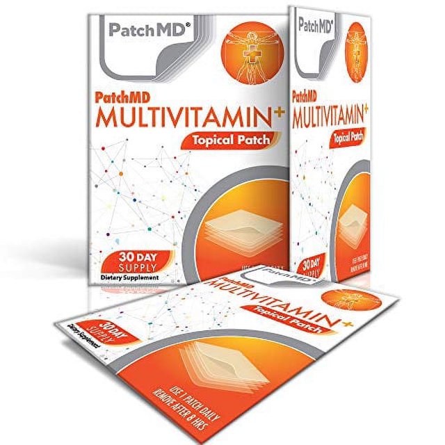PatchMD Multivitamin Plus for Adults, Topical Bariatric Vitamin Patch, 30-Day Supply - Walmart.com