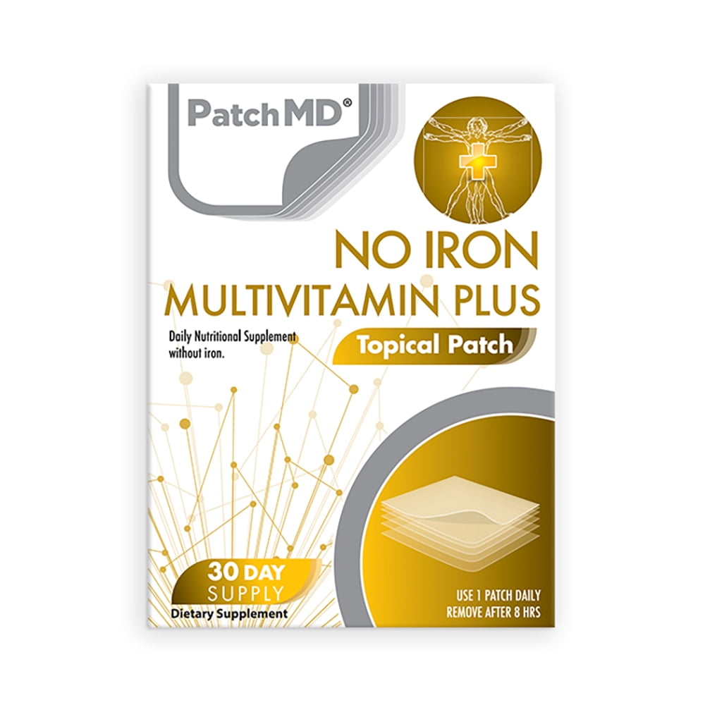 PatchMD - No Iron Multi Plus Topical Patch, 30-Day Supply - Walmart.com