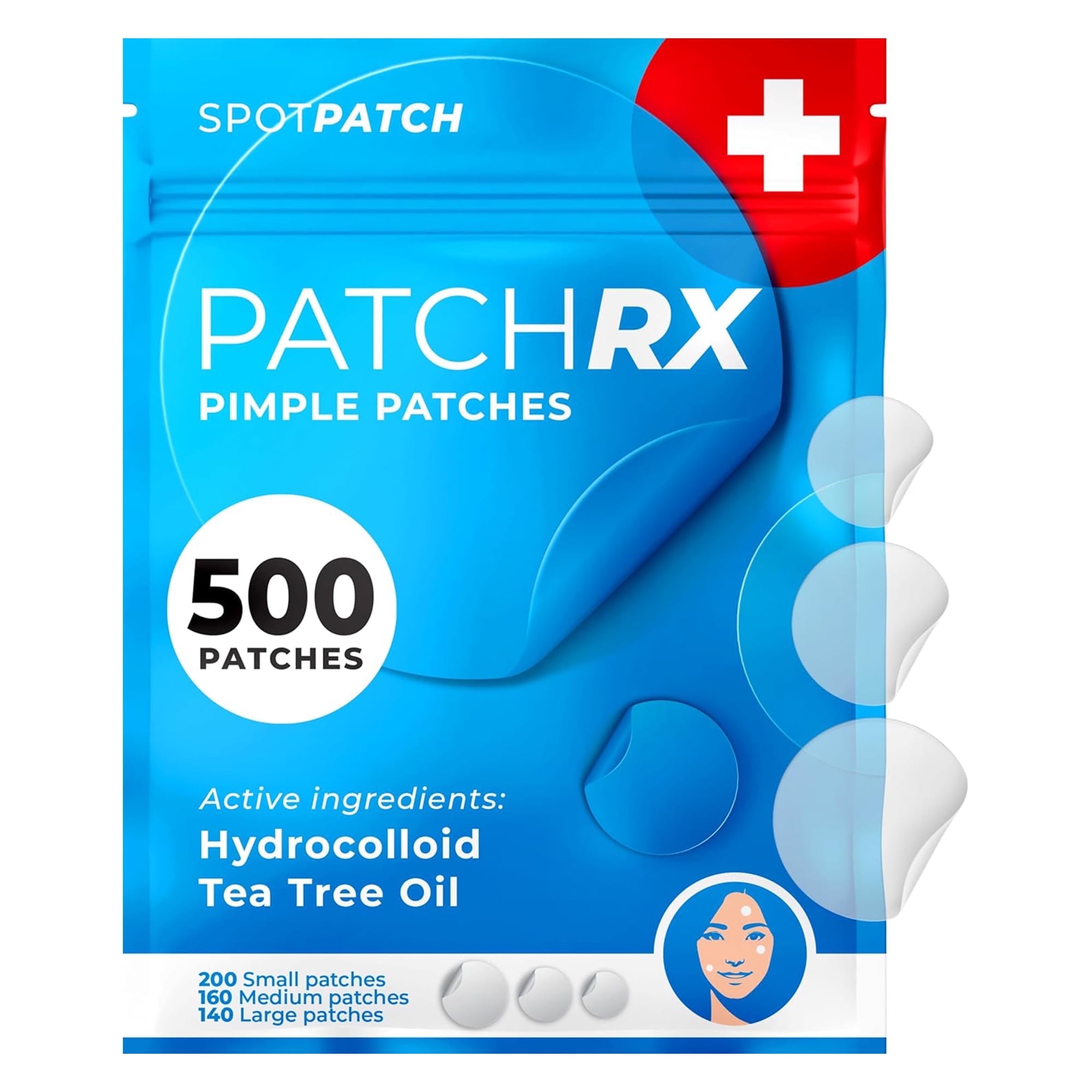 Pimple Patches for Face (500 Patches), Hydrocolloid Acne Patches with ...