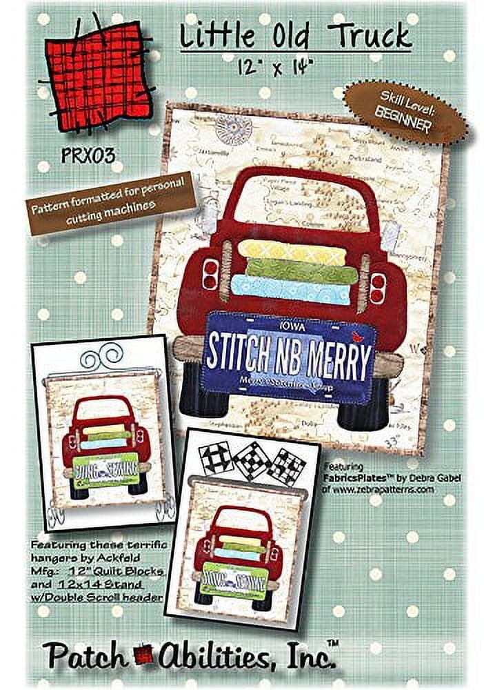 Patchabilities, Inc. Little Old Truck Row by Row License Plate ...