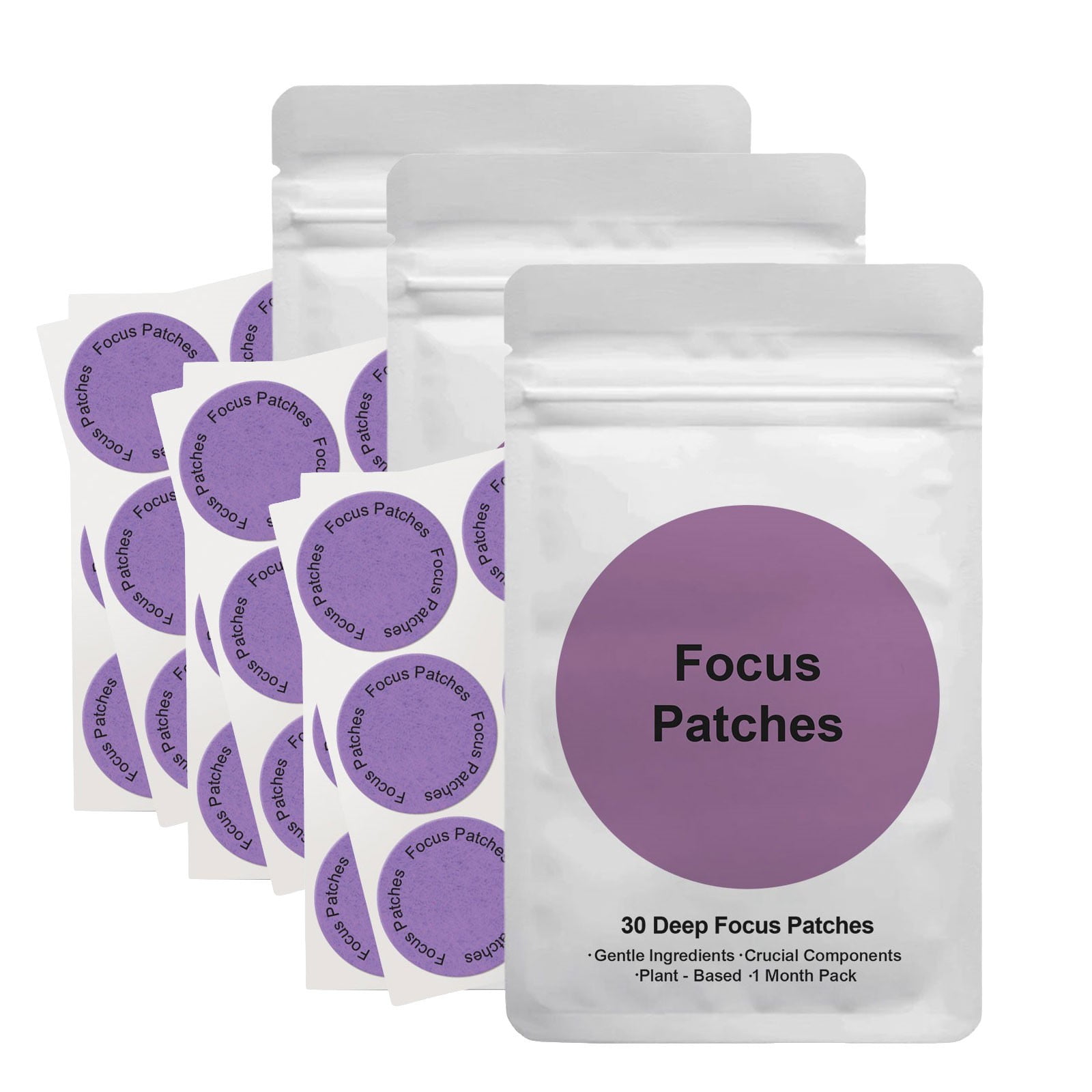 Patches | Focus Patches | Brain Clarity & Cognitive Support | Botanical ...