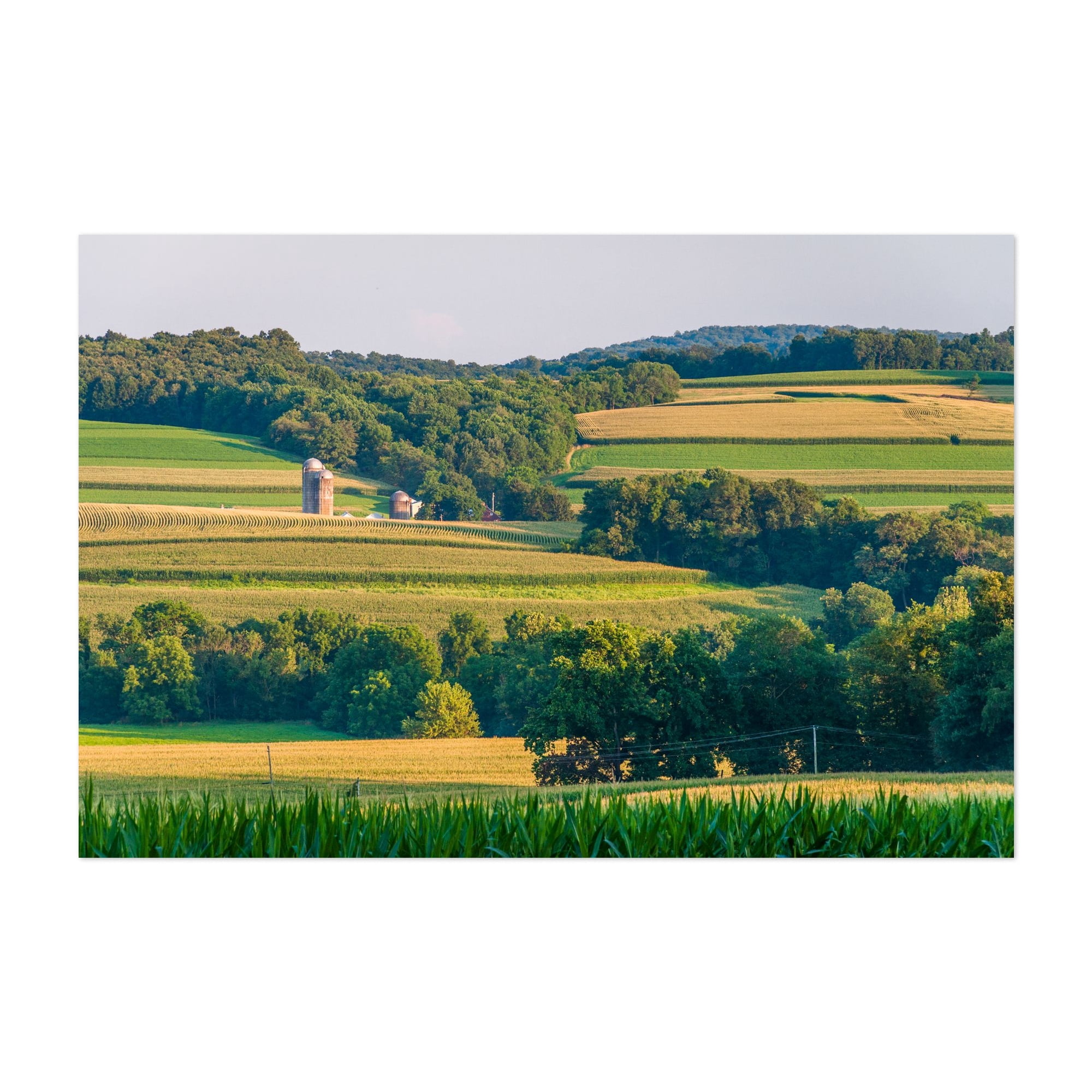 Patches & Layers - Pennsylvania Photography Unframed Wall Art Print 8 x ...
