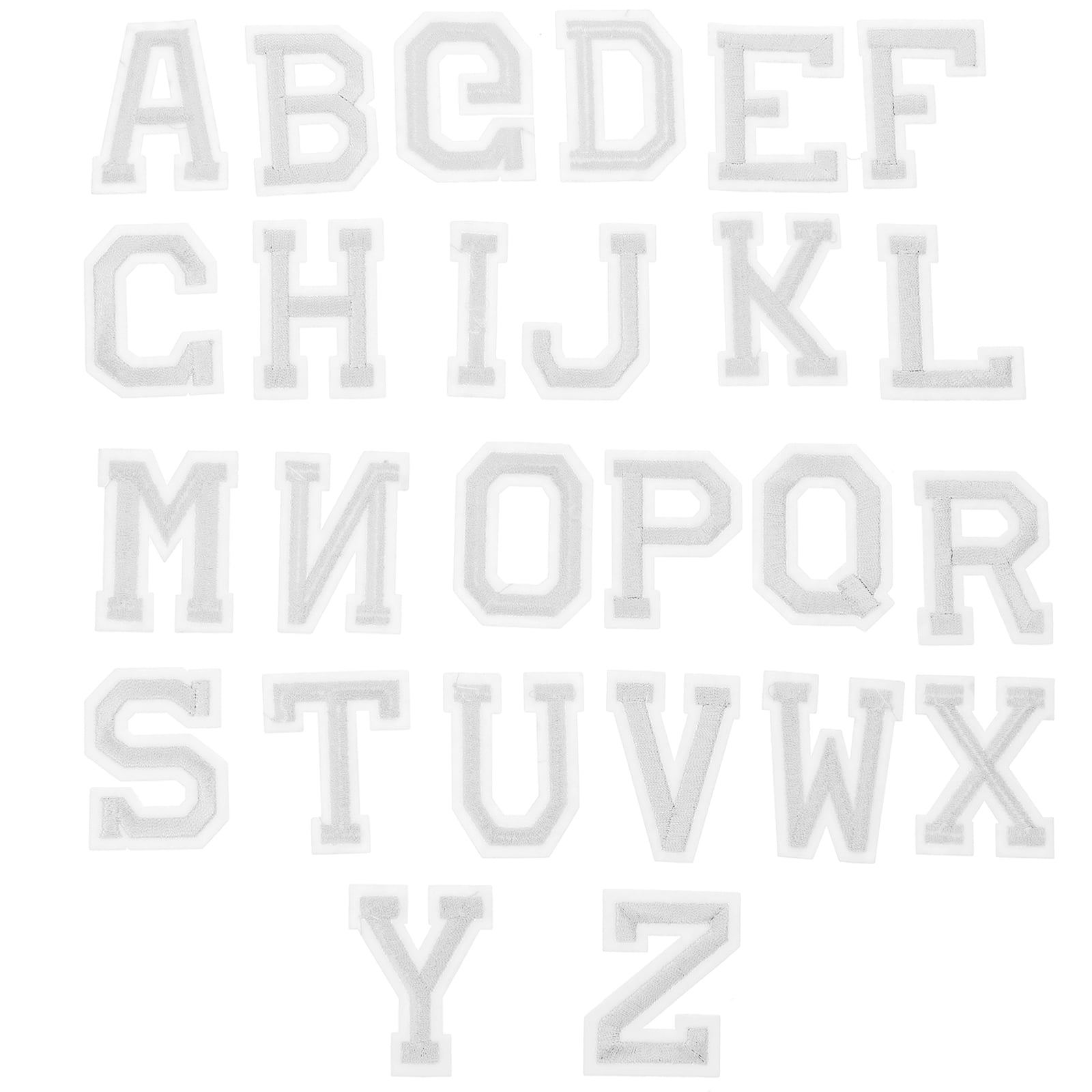 Patches Letter Sew Clothes Embroidered Badges Iron Embroidery Letters ...